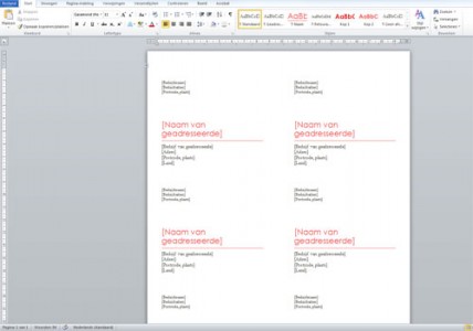 Labels printen met Word, zo doe je dat! - Inktweb.nl Blog