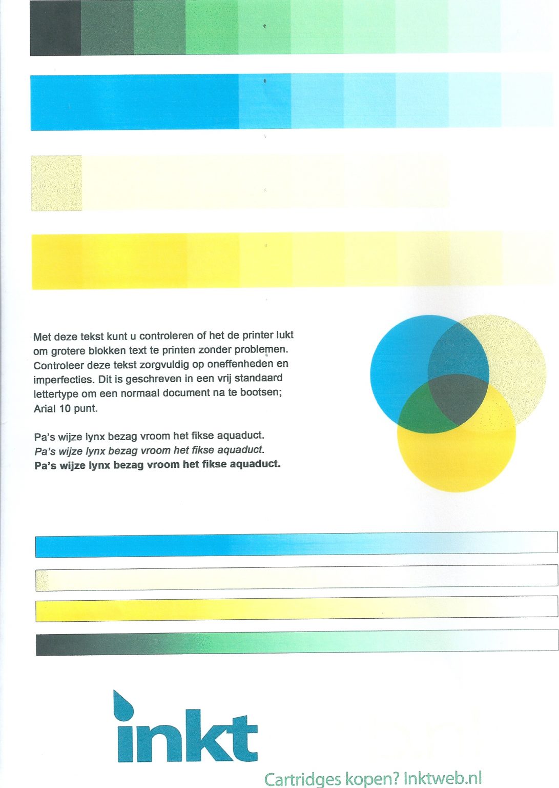 Inkjet Printer Testpagina [Gratis PDF] - Inktweb.nl Blog
