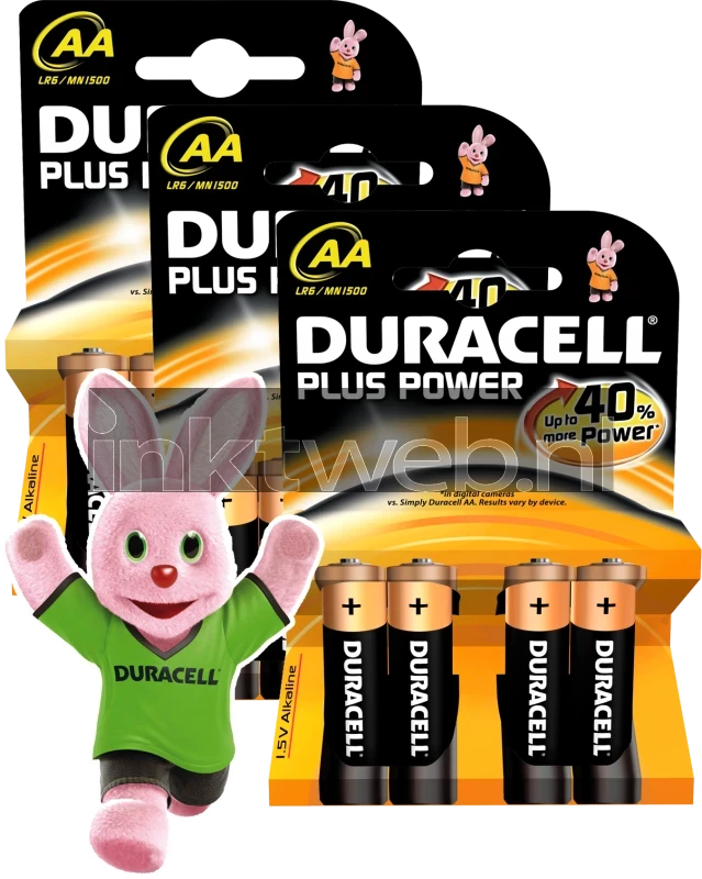 Duracell AA Plus Power 12-pack (Origineel)