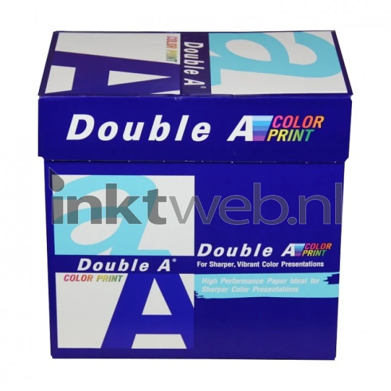 Double A Color print A4 Papier 5 pakken (90 grams) wit (Origineel)