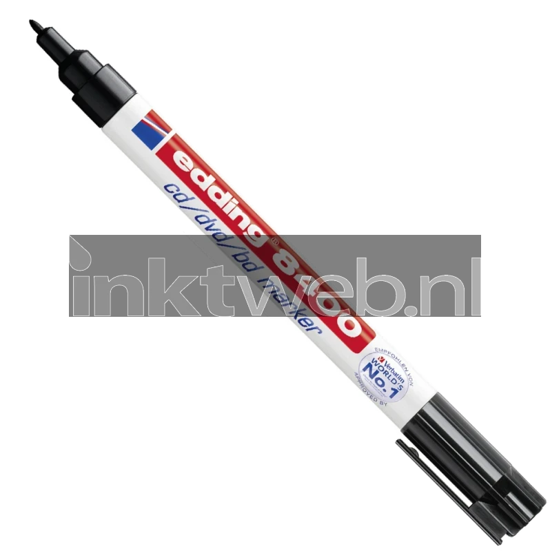 Edding 8400 cd/dvd/bd marker zwart (Origineel)