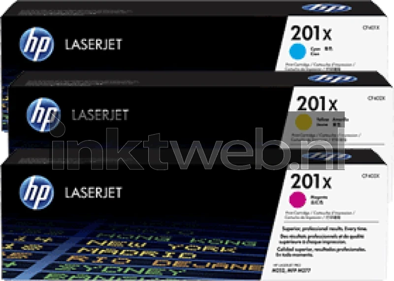 HP 201X Multipack kleur (Origineel Hoge Capaciteit)