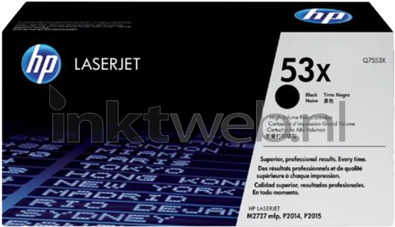 HP 53X zwart (Origineel Hoge Capaciteit)