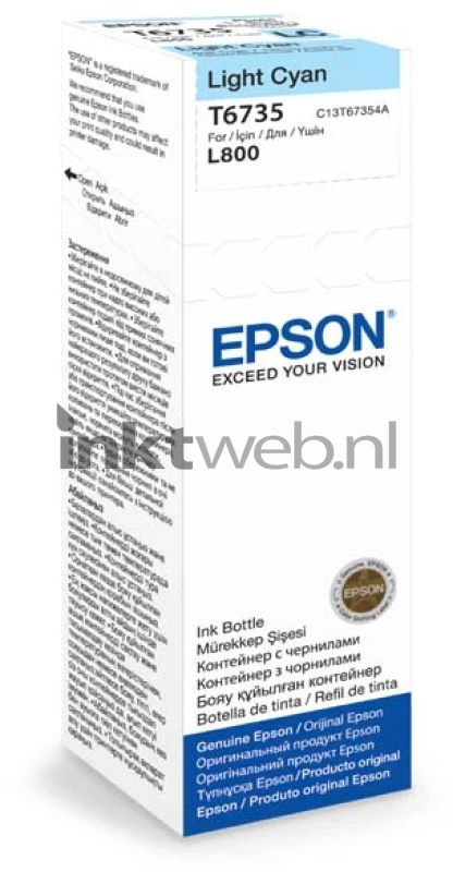 Epson T6735 licht cyaan (Origineel)