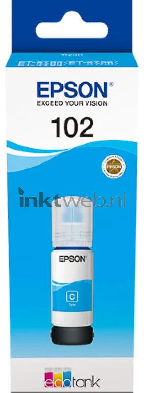 Epson 102 Ecotank cyaan (Origineel)