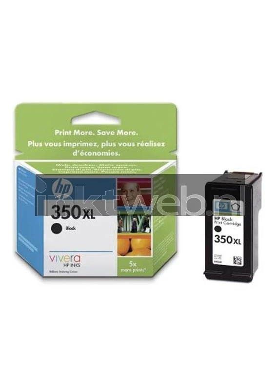 HP 350XL zwart (Origineel Hoge Capaciteit)