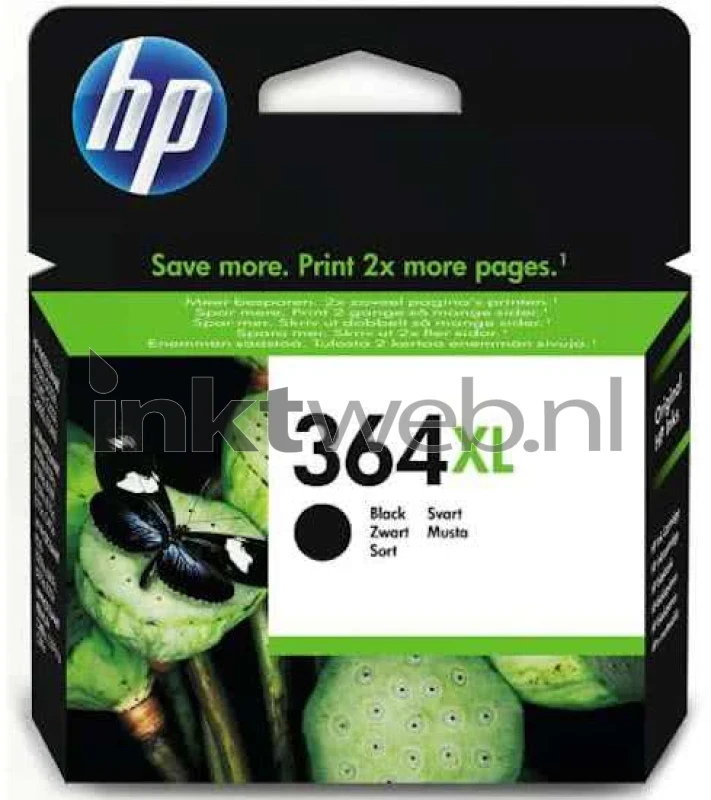HP 364XL zwart | Voordelig te bestellen bij Inktweb.nl