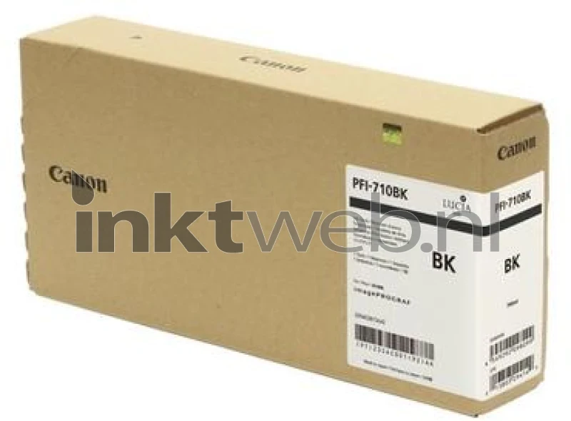 Canon PFI-710 zwart | Voordelig bij Inktweb.nl