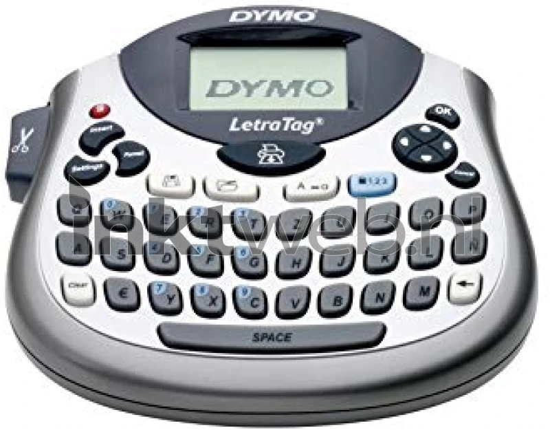 Dymo Letratag 100T QWERTZ keyboard label printer grijs (Origineel)