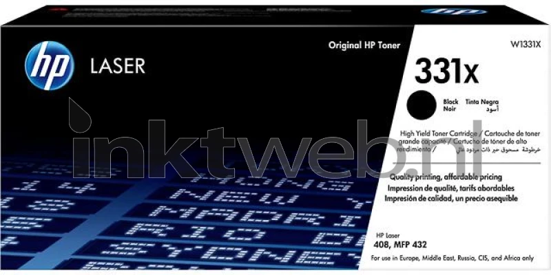 HP 331X toner zwart (Origineel Hoge Capaciteit)