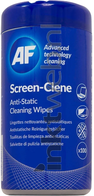 AF Screen-Clean dispenser 100 doekjes (Origineel)
