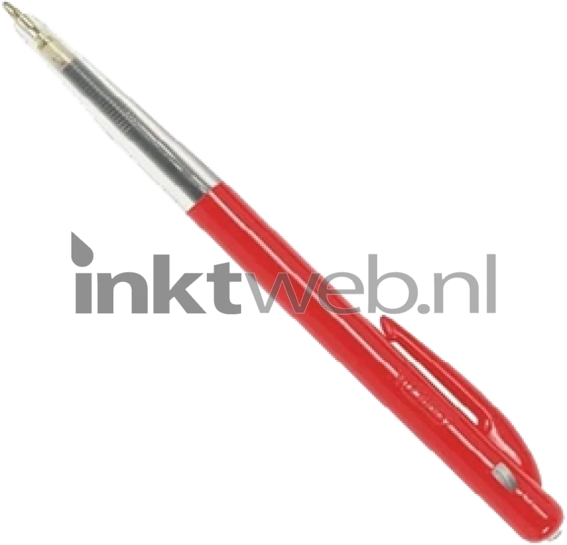 BIC Balpen Clic M10 50 stuks rood (Origineel)