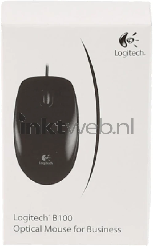 Logitech B100 USB Optical Mouse Black Bus (Origineel)