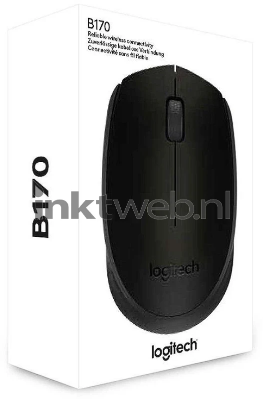Logitech B170 Wireless USB Muis Zwart (Origineel)