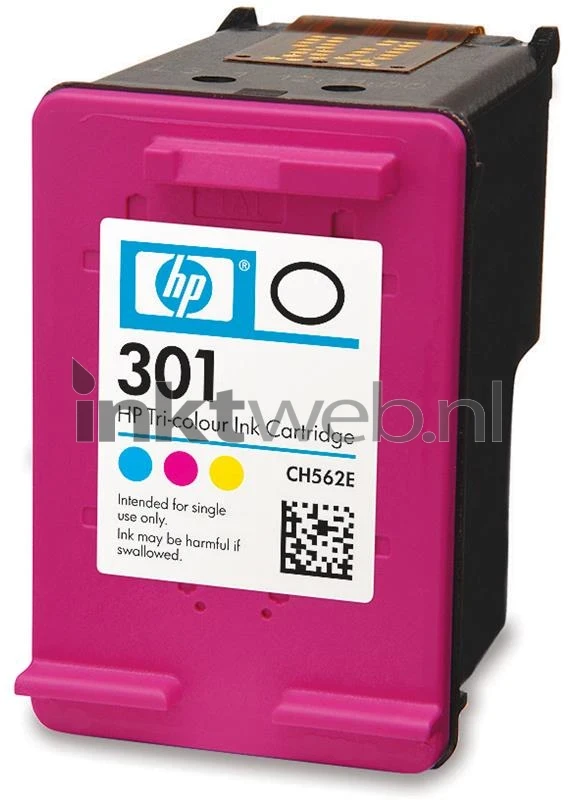HP 301 kleur cartridge | Voordelig bij Inktweb.nl