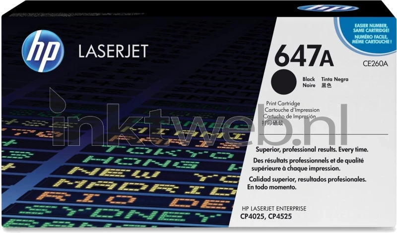 HP 647A zwart (Origineel)
