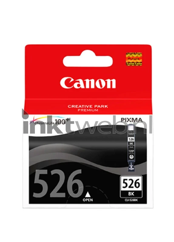 Canon CLI-526BK inktcartridge zwart | Voordelig bij Inktweb.nl