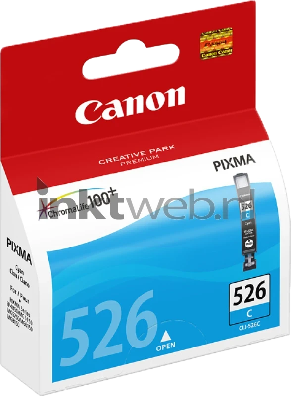 Originele Canon CLI-526C cyaan | voordelig bij Inktweb