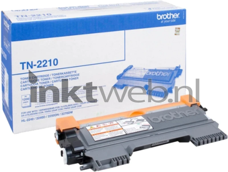 Brother TN-2210 zwart toner | Voordelig bij Inktweb.nl