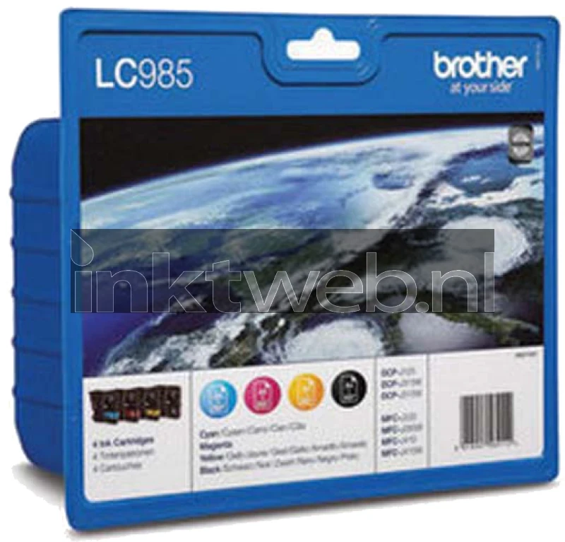 Brother LC-985 Multipack zwart en kleur (Origineel) - Inktweb.nl