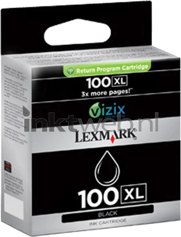 Lexmark 100XL zwart (Origineel Recycled)