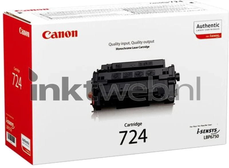 Canon 724 zwart (Origineel)