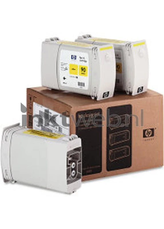 HP 90 3-pack geel (Origineel)
