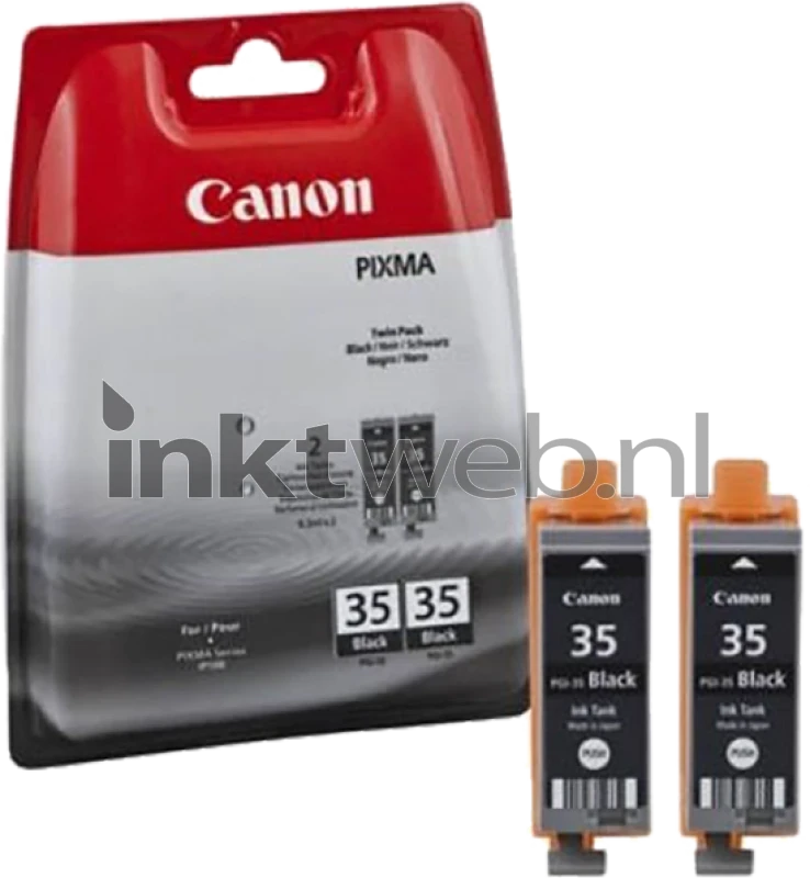 Canon PGI-35 twinpack zwart| Bestellen bij Inktweb.nl