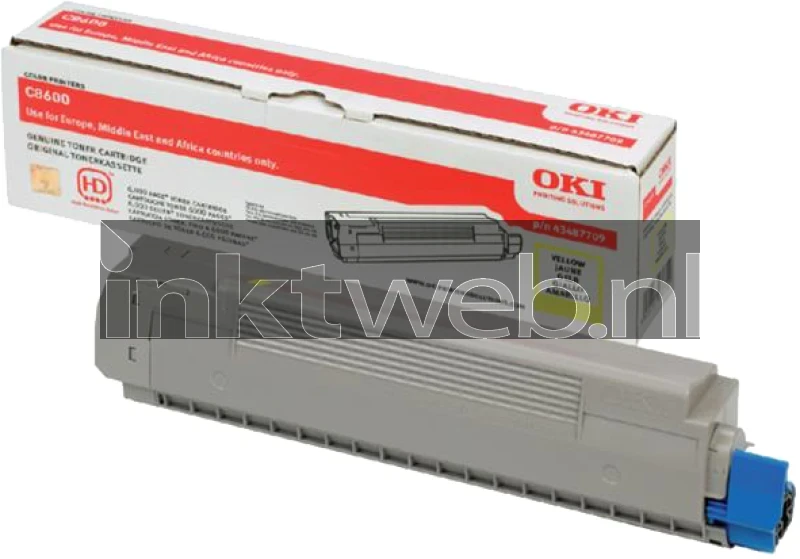 Oki C8600 / C8800 Toner geel (Origineel)