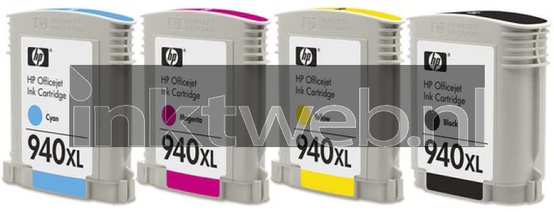HP 940XL Multi-Pack zwart en kleur (Origineel Hoge Capaciteit)