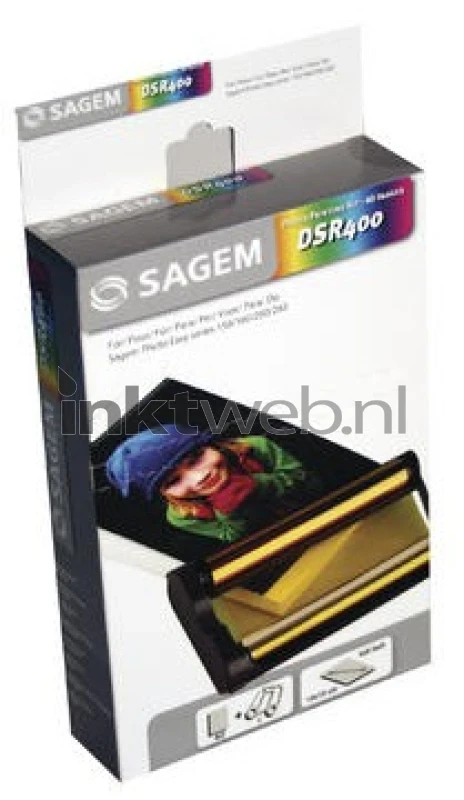 Sagem DSR 400 + 40 vel fotopapier kleur (Origineel)
