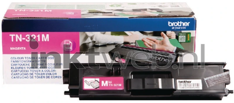 Brother TN-321M magenta toner | Voordelig bij Inktweb.nl