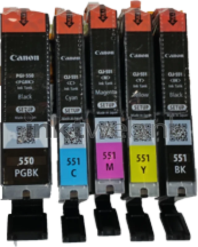 Canon CLI-551 Multipack zwart en kleur (Origineel)